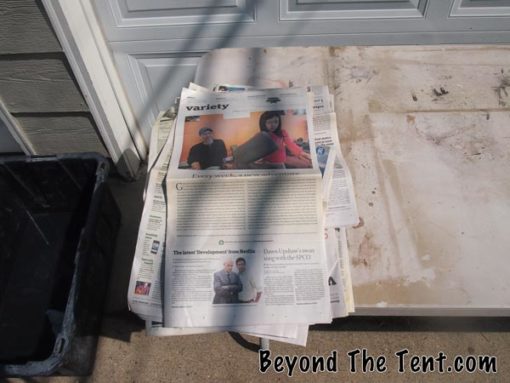 Recycled Newspaper Campfire Logs - Beyond The Tent